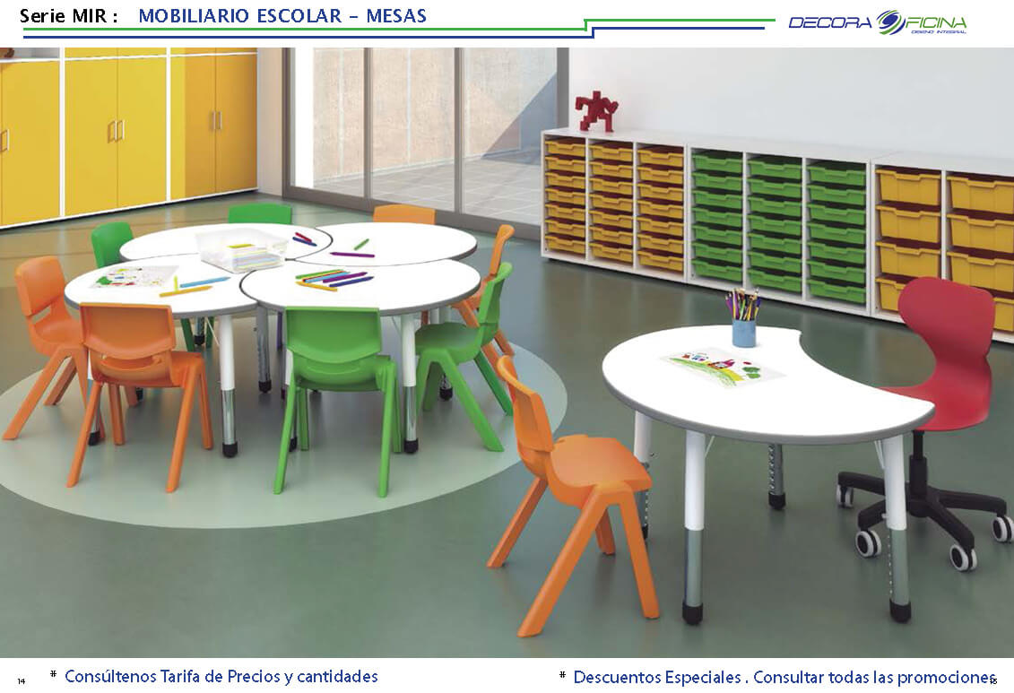 Mesas Escolares MIR | DecoraOficina